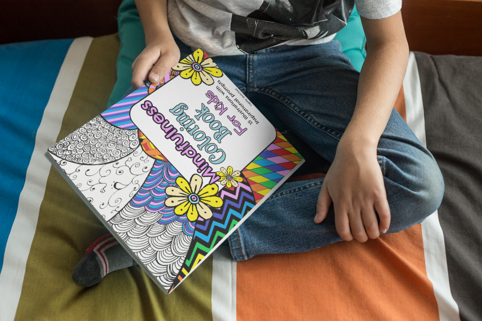 Mindfulness Colorings | Coloring Sheets For Kids | Lightly Sketched | Mono