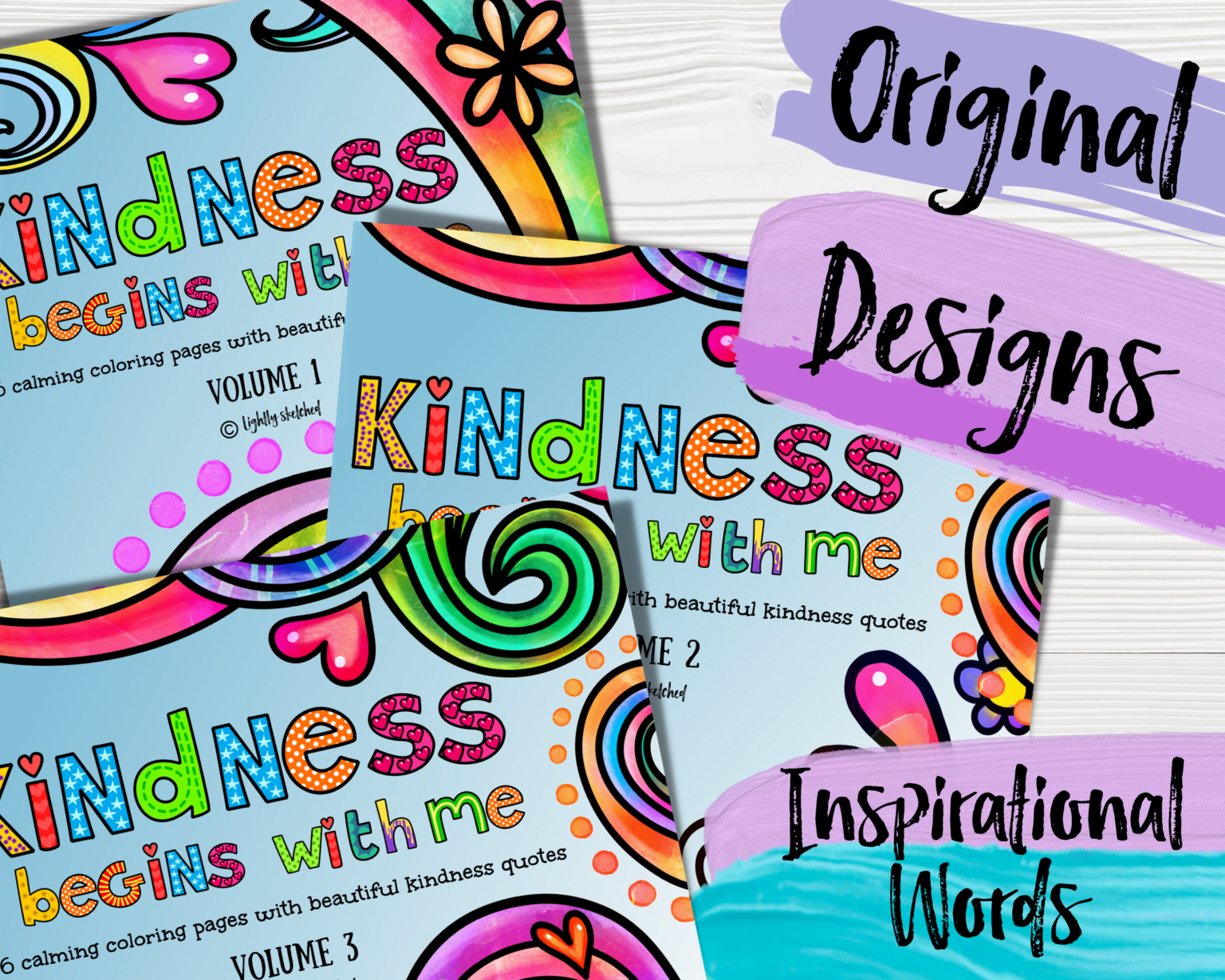 Kindness Begins With Me Bundle | Art Activity For Kids | Lightly Sketched