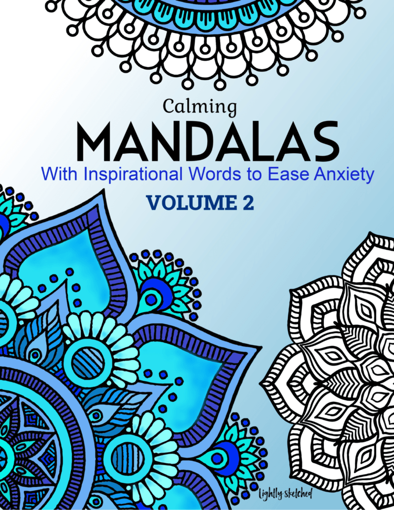 Calming Mandalas V2 | Lightly Sketched