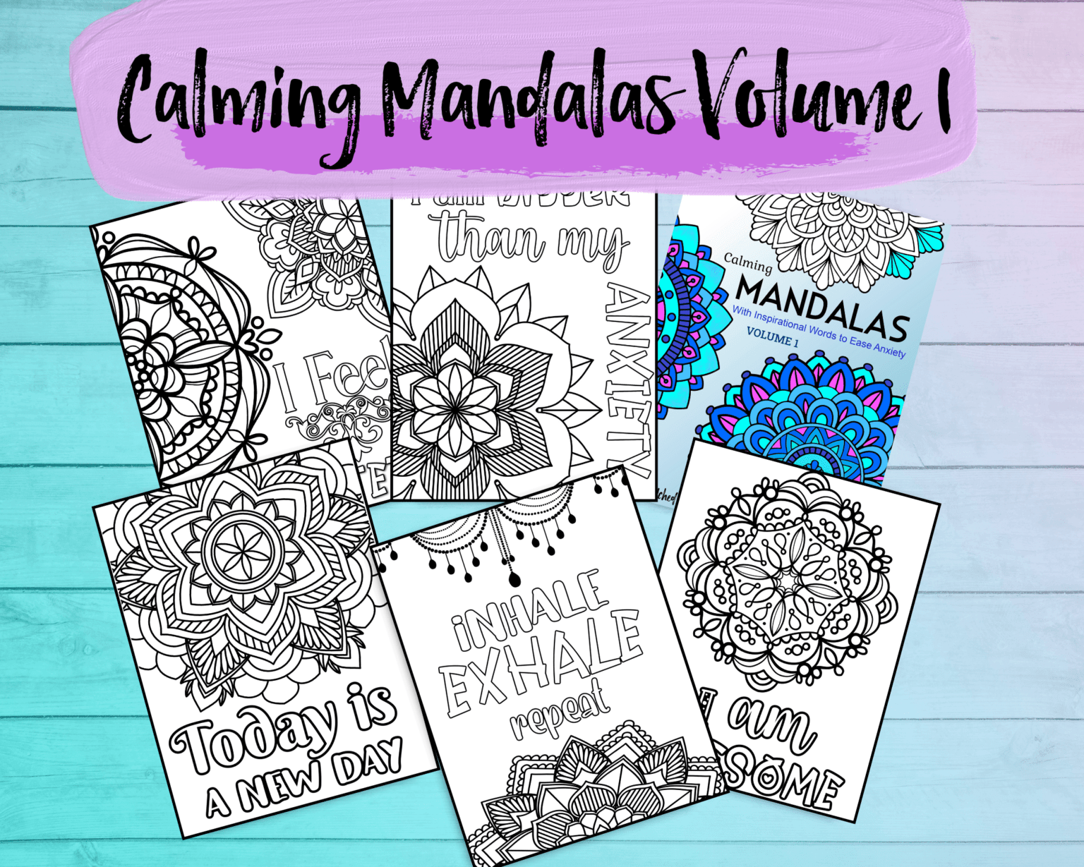 Calming Mandalas V1 | Lightly Sketched