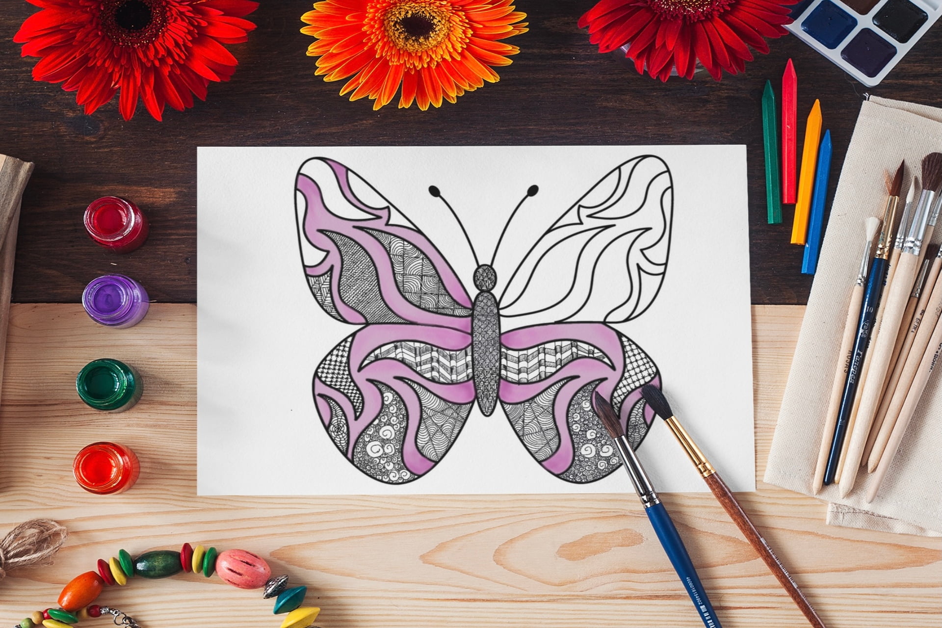 Beginner Zentangle Patterns Part 2 | Mindfulness Activities For Kids