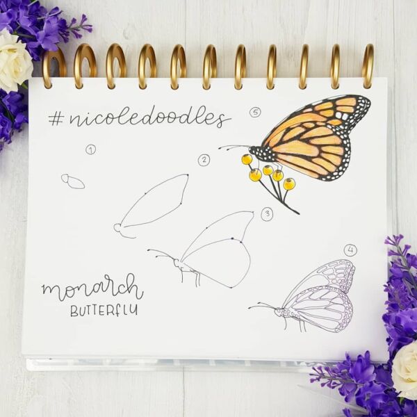 50+ Simple Doodles | Step by Step Drawing | Lightly Sketched