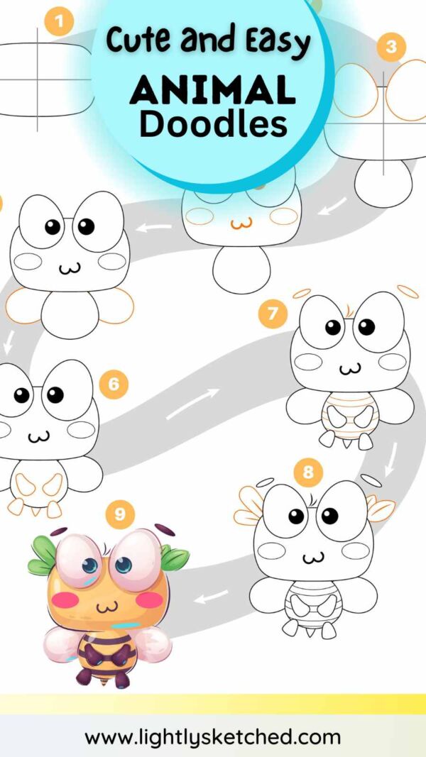 Incredibly Cute Doodles | Animal Doodles | Part 1 | Lightly Sketched