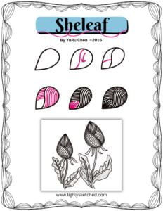 Easy Zentangle Patterns | Flower Craft for Kids