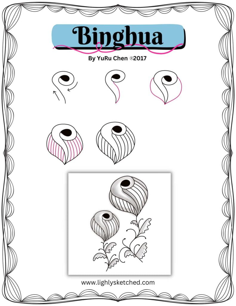 Easy Zentangle Patterns | Flower Craft for Kids