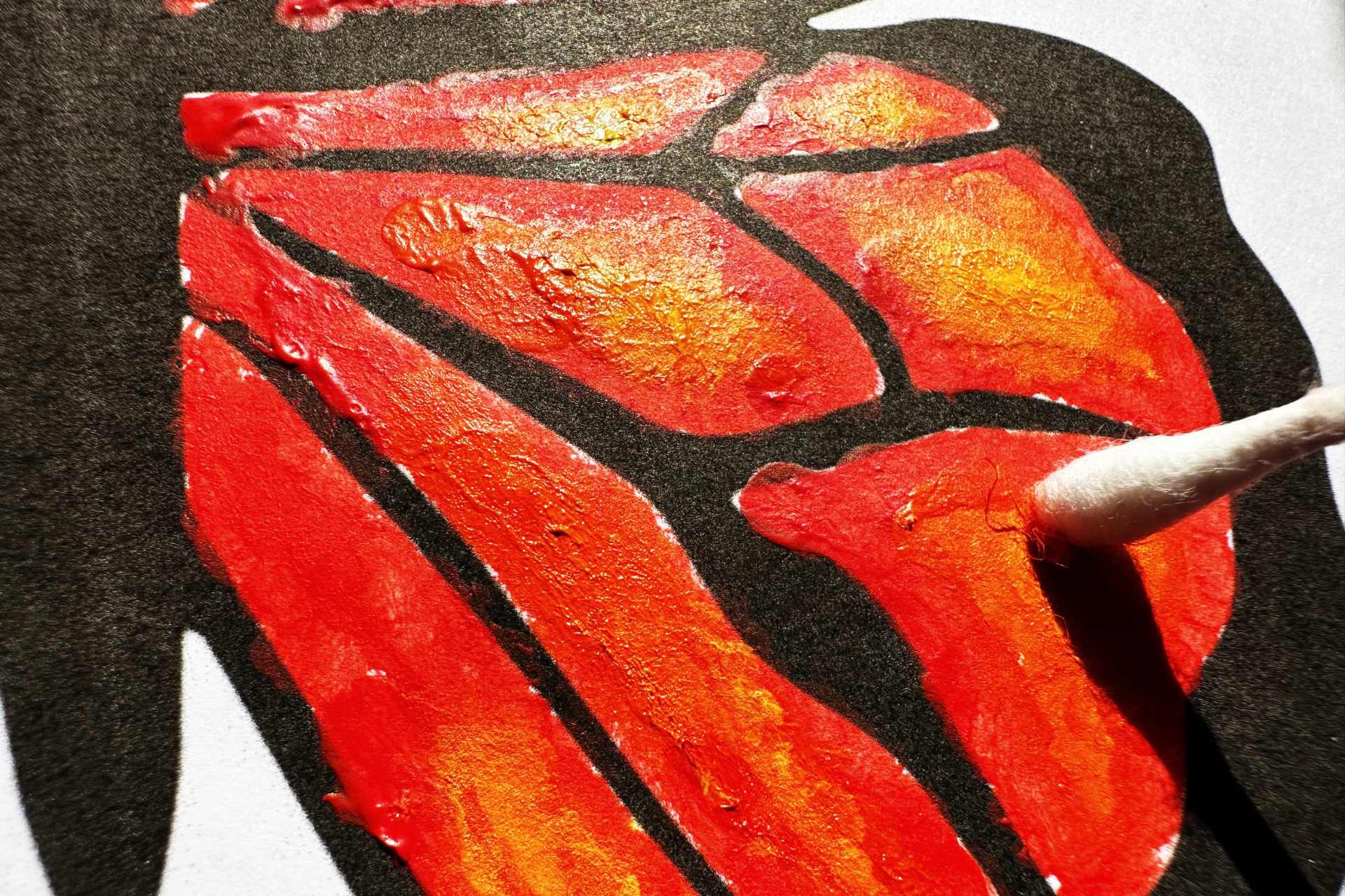 Q-tip Painting| Butterfly Activities