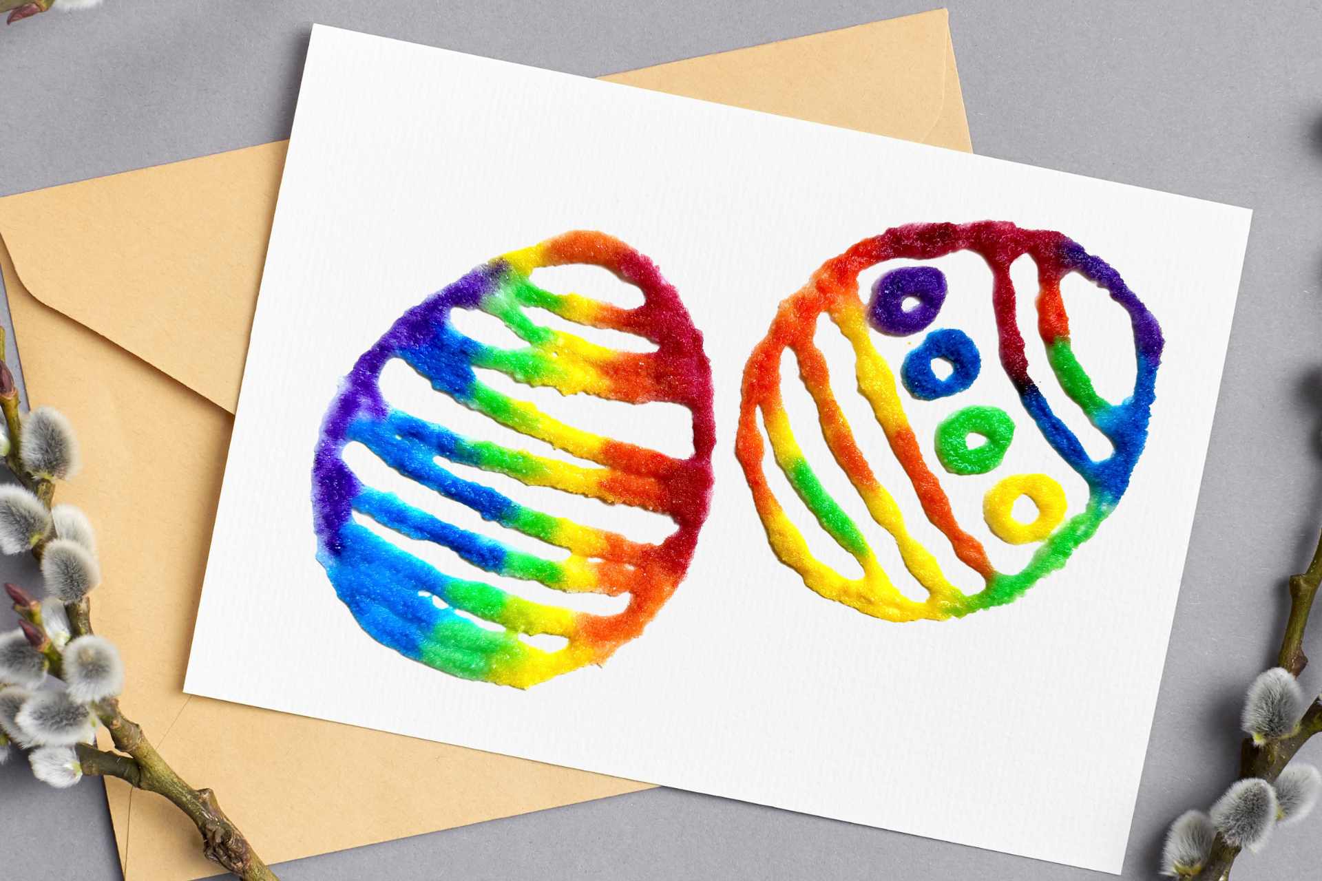 Salt Painting | Easter Egg Craft