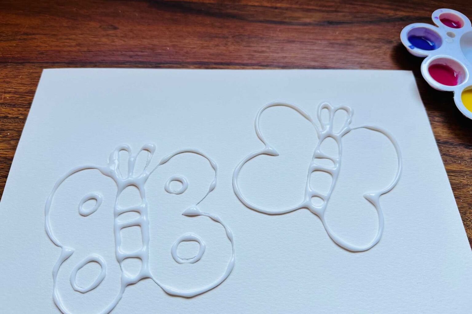 Raised Salt Painting | Butterfly Craft