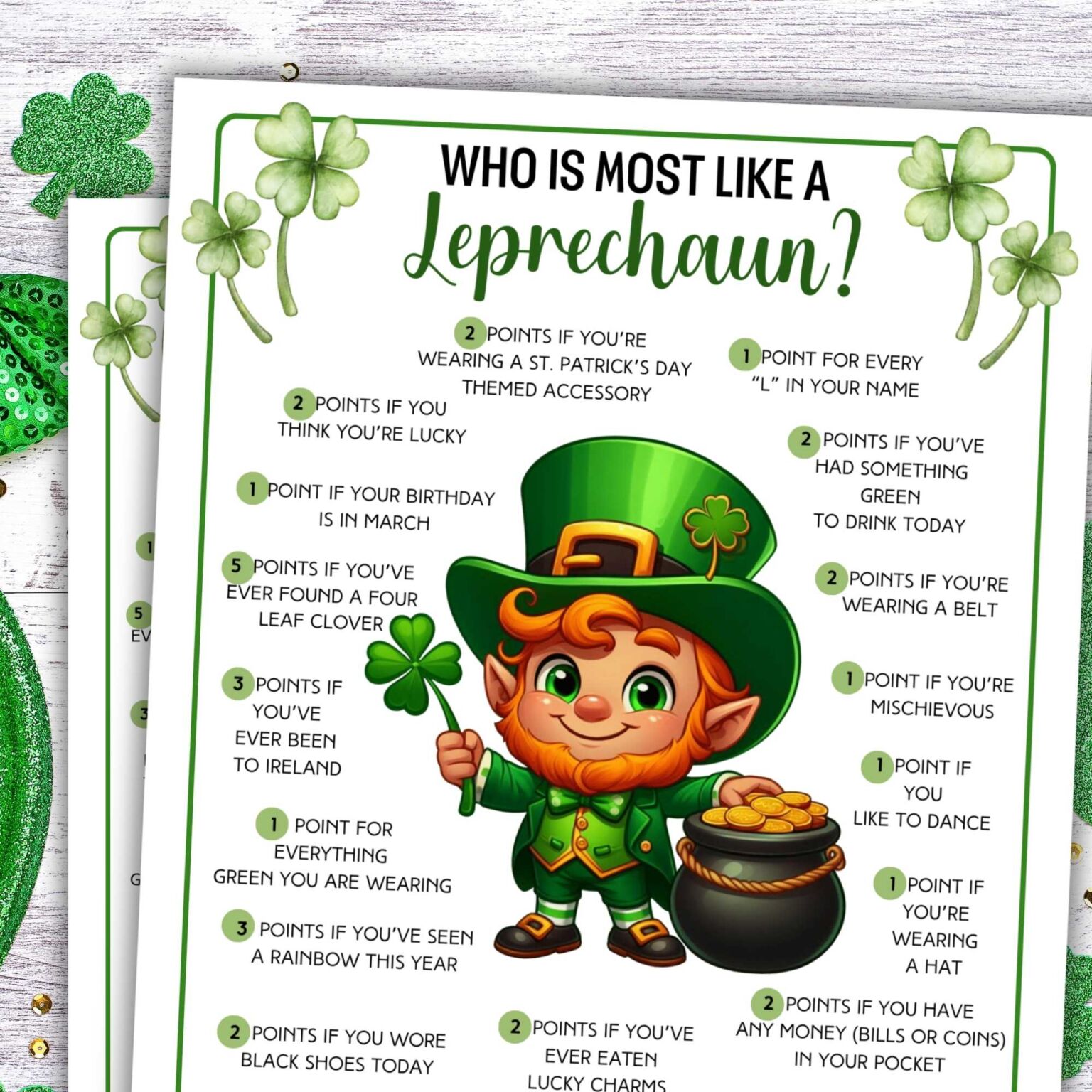 Shamrock Crafts | Shamrock Printable