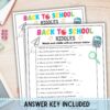 Back to School Riddles | Lightly Sketched