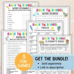 Back to School Word Search | Lightly Sketched
