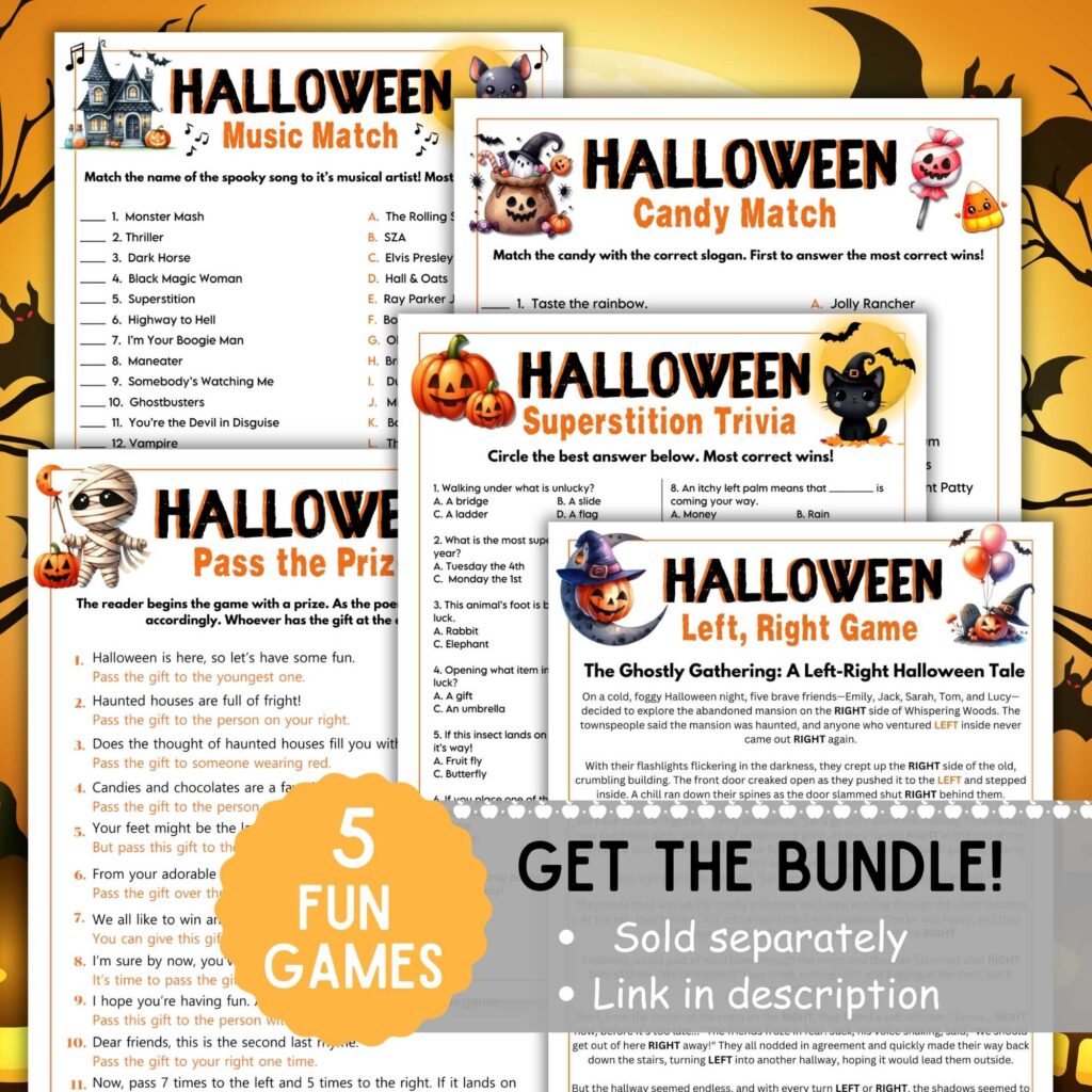 Halloween Candy Match Game | Lightly Sketched