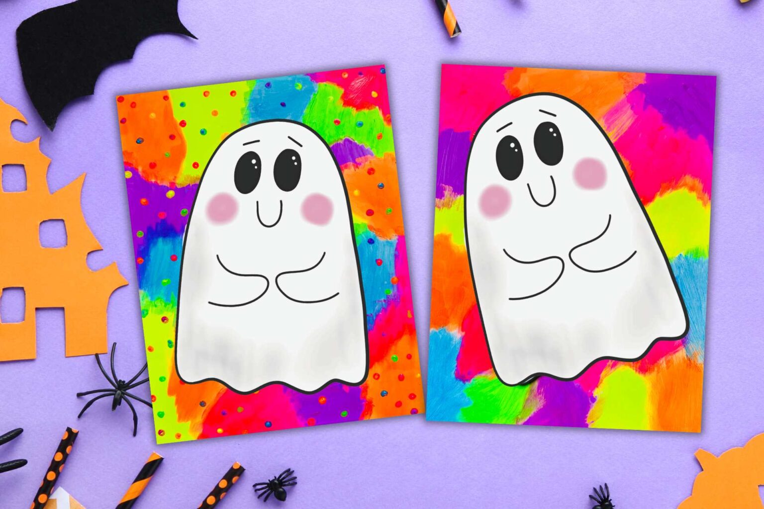 Easy Ghost Craft | Ghost Craft for Kids | Lightly Sketched