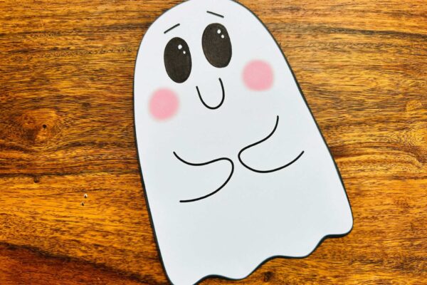 Easy Ghost Craft | Ghost Craft for Kids | Lightly Sketched