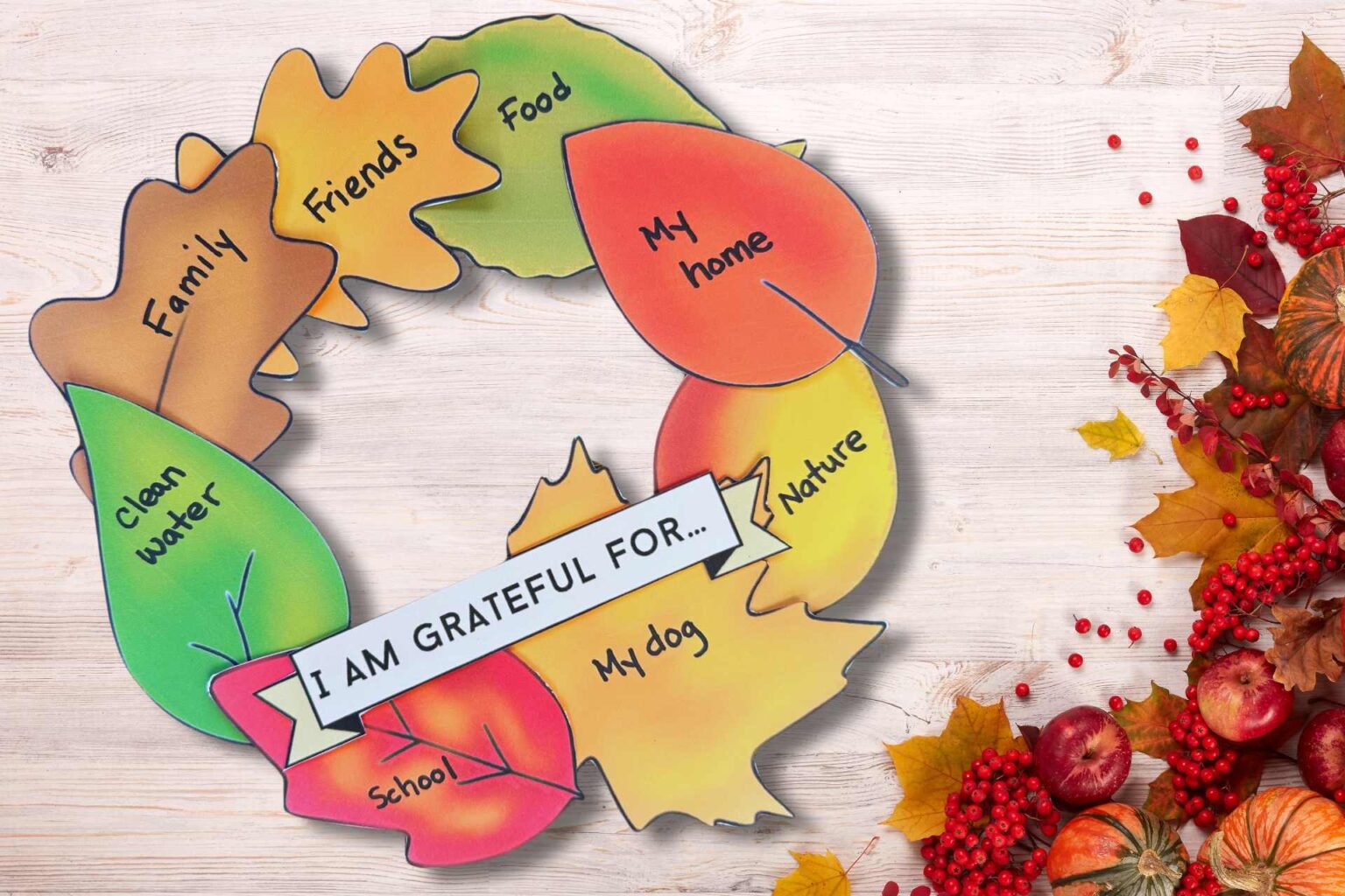 Gratitude Activity for Kids | Lightly Sketched