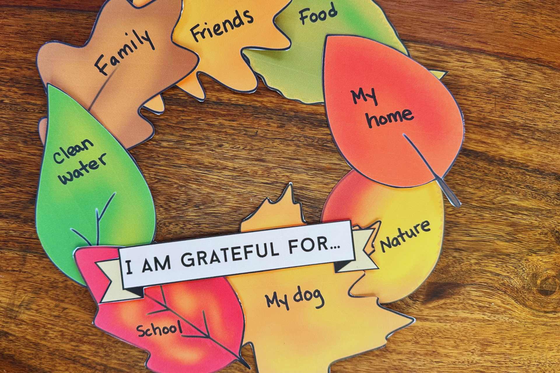 Gratitude Activity for Kids | Lightly Sketched