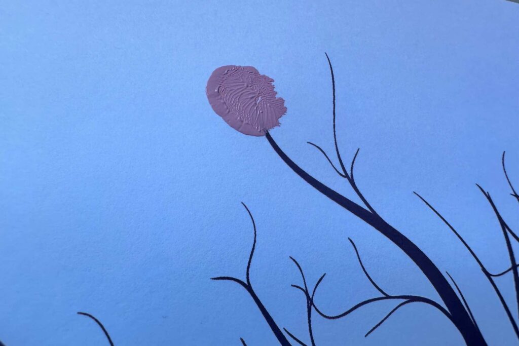 Valentine’s Handprint Craft | Fingerprint Tree Craft | Lightly Sketched