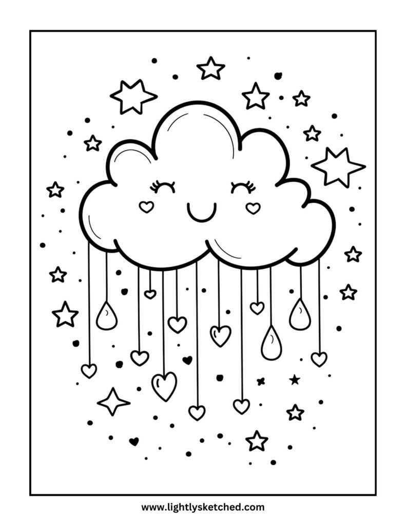 Valentine's Day Coloring Pages | Lightly Sketched