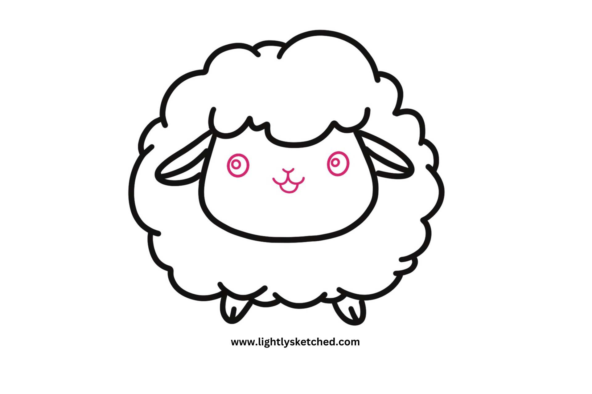 How to Draw a Lamb | Lightly Sketched
